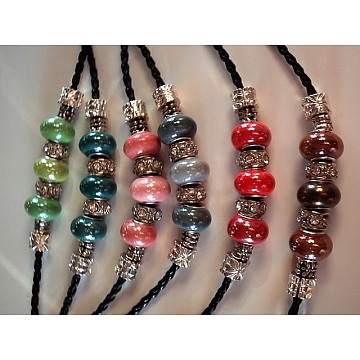 Porcelain European Beads Beadwork Show - Pandahall.com